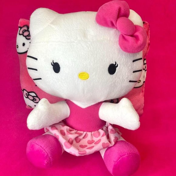 Hello Kitty | Toys | 200s Sanrio Hello Kitty Fuzzy Blanket Throw Hello ...